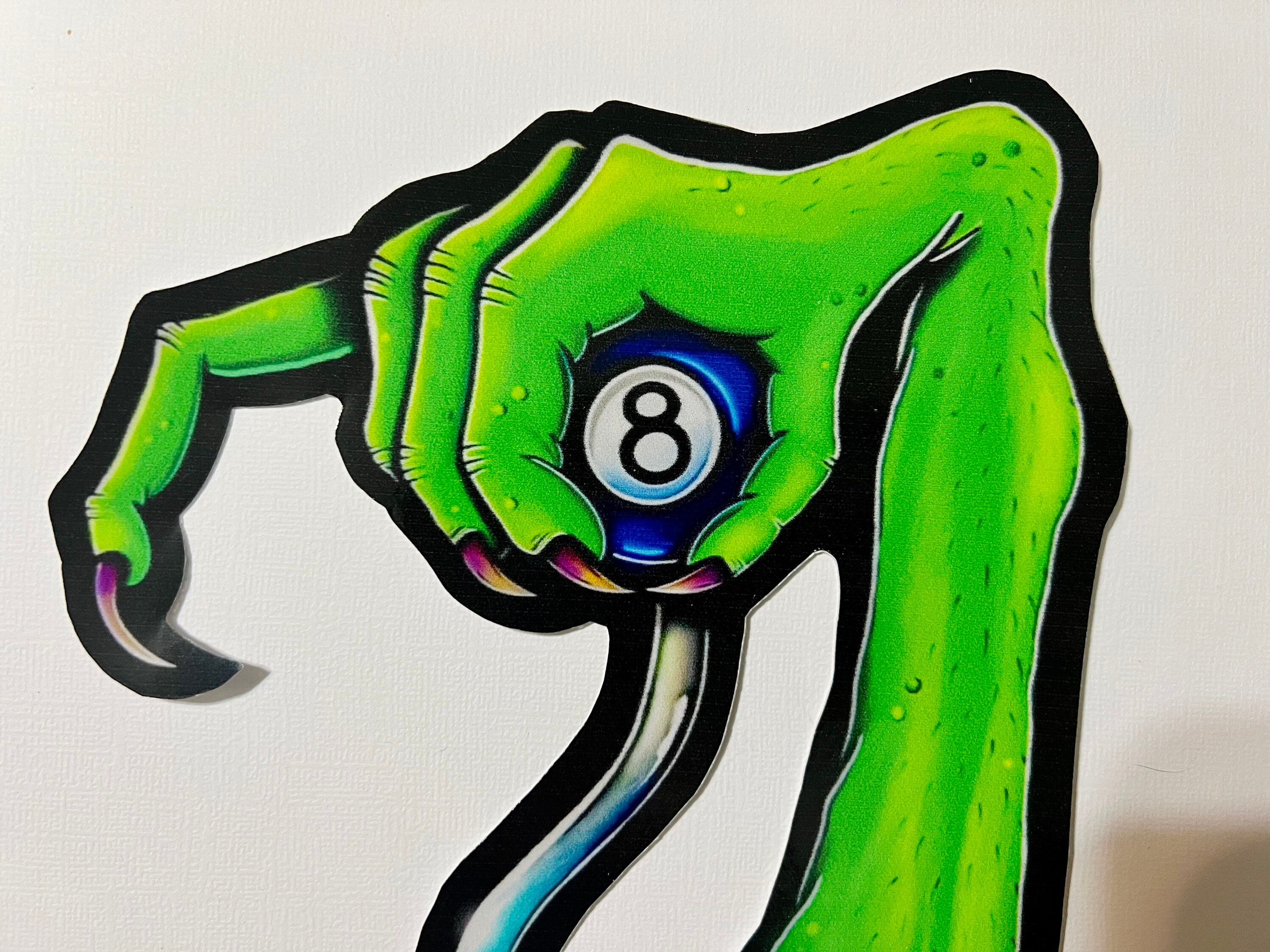 Zombie Hand Hurst Shifter High Quality Vinyl Decal, Hot Rod Art, Garage ...