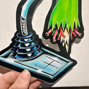 Zombie Hand Hurst Shifter High Quality Vinyl Decal, Hot Rod Art, Garage ...