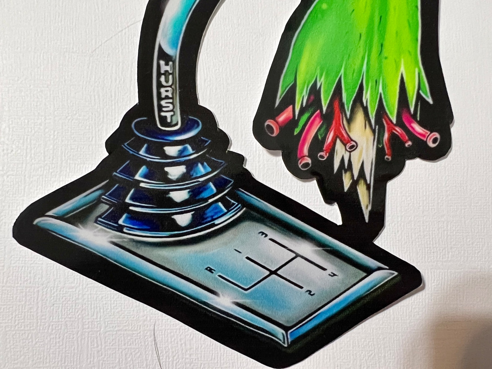 Zombie Hand Hurst Shifter High Quality Vinyl Decal, Hot Rod Art, Garage ...