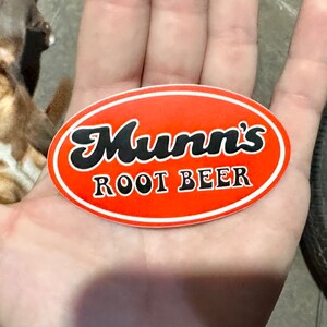 Munn’s Rootbeer LOGO High Quality Vinyl Sticker 3 and 6 Inch Size ...