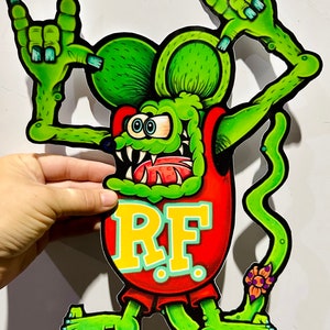 Crazy Eyez Hot Rod Rat High Quality Vinyl Decal / Sticker, Art Print ...