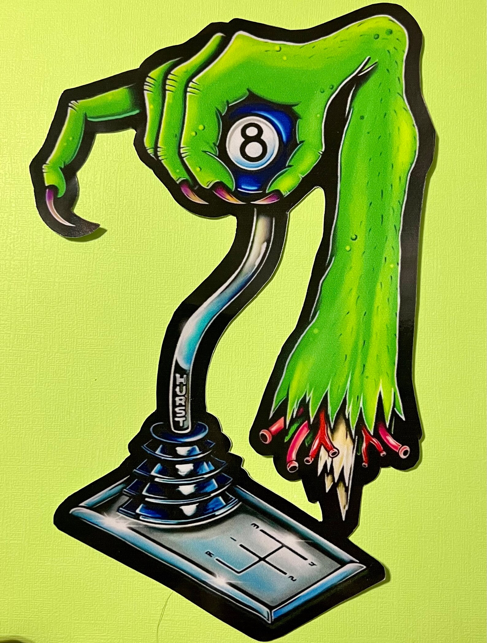 Zombie Hand Hurst Shifter High Quality Vinyl Decal Hot Rod - Etsy