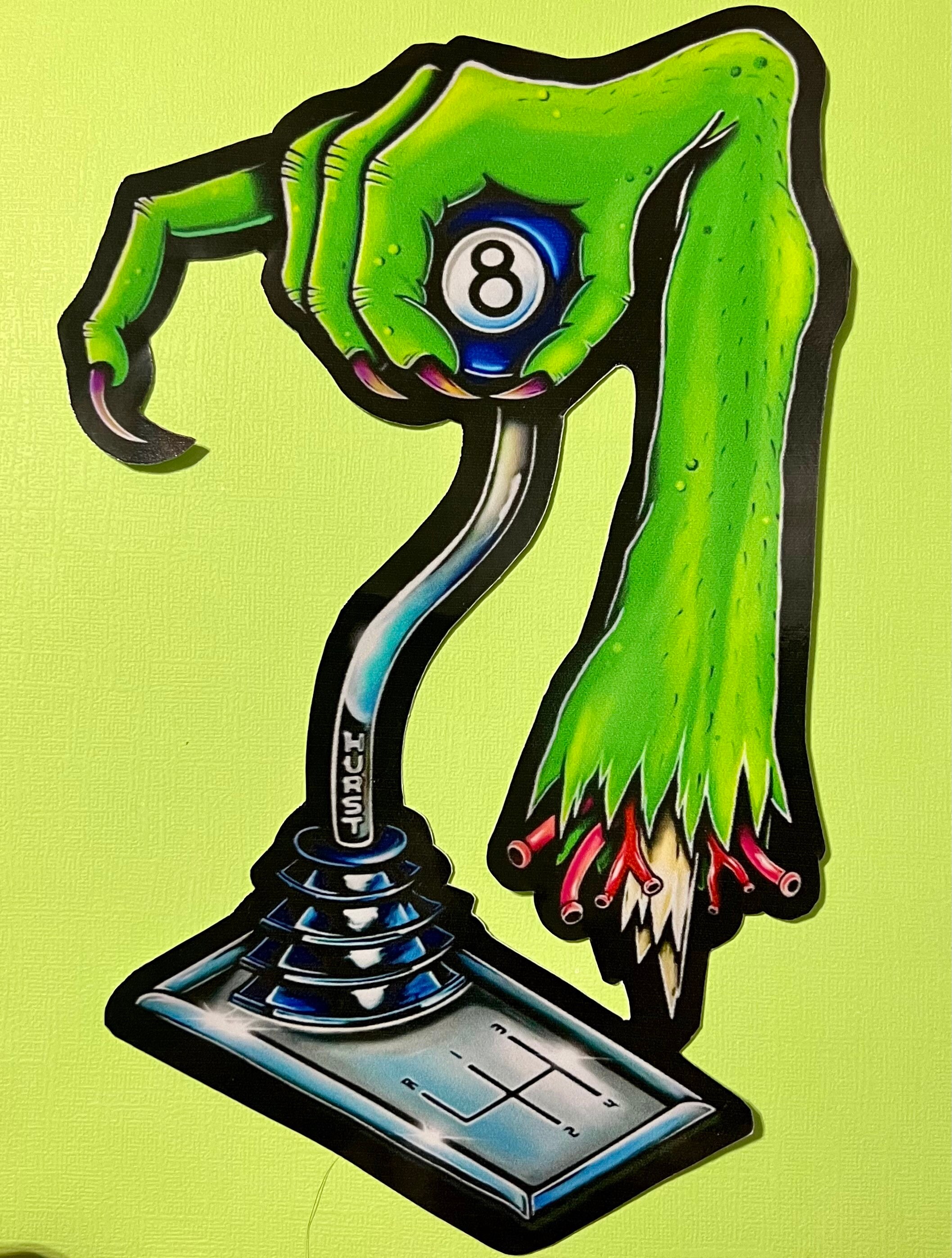 Zombie Hand Hurst Shifter High Quality Vinyl Decal Hot Rod - Etsy