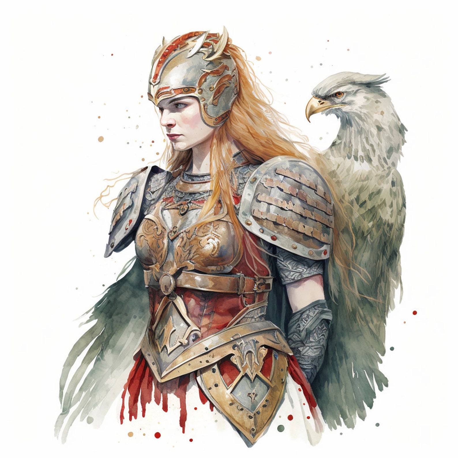 Watercolor Viking Odyssey - 20 Ai-generated Images, Norse Mythology ...
