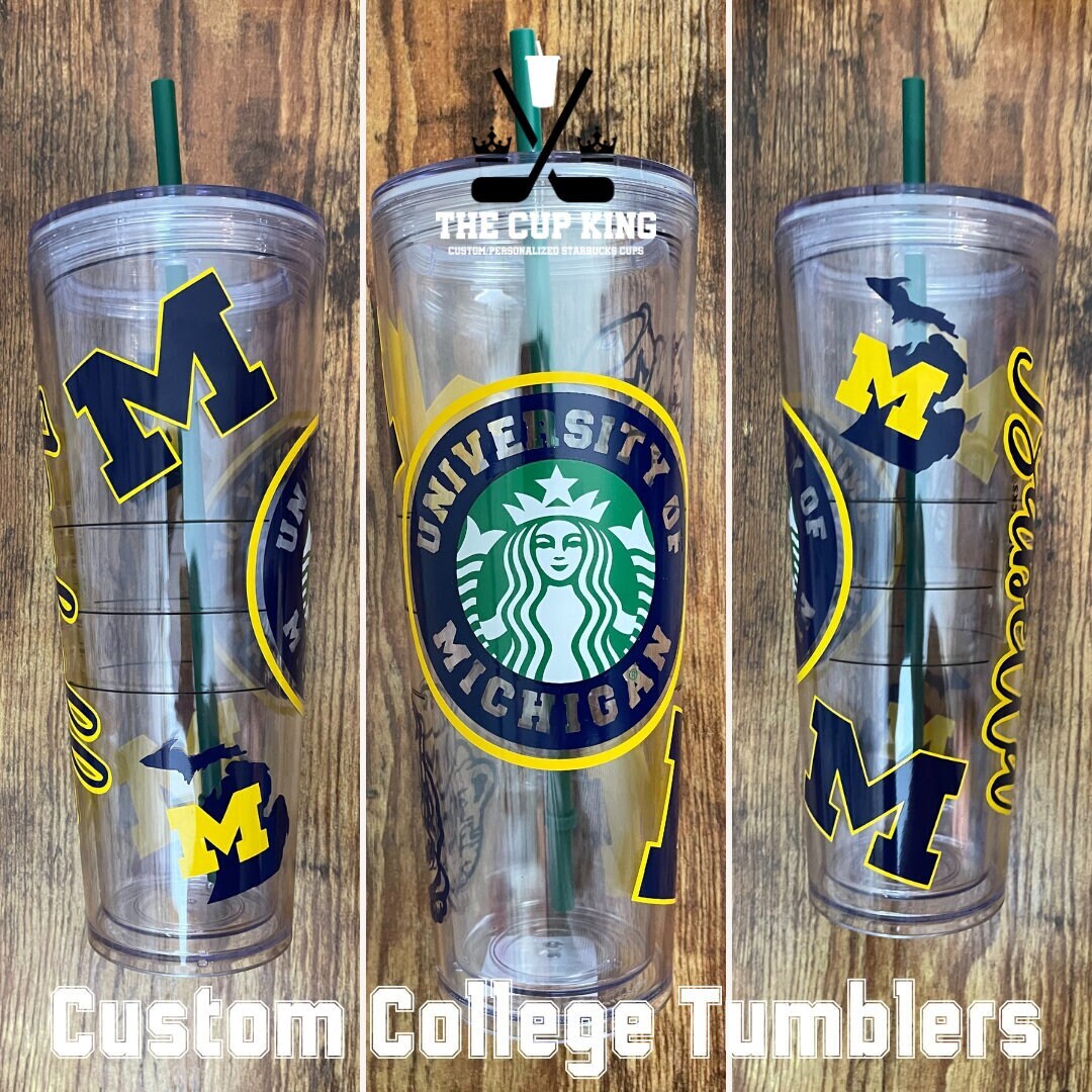 Sports Tumbler/university/custom Starbucks Tumbler/school Pride ...