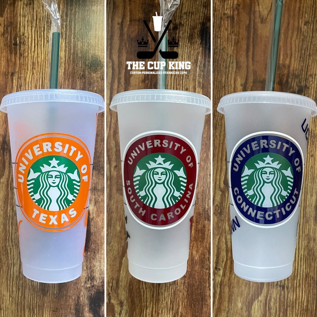Graduation/college/custom Starbucks Cold Cup/personalized College Gift ...