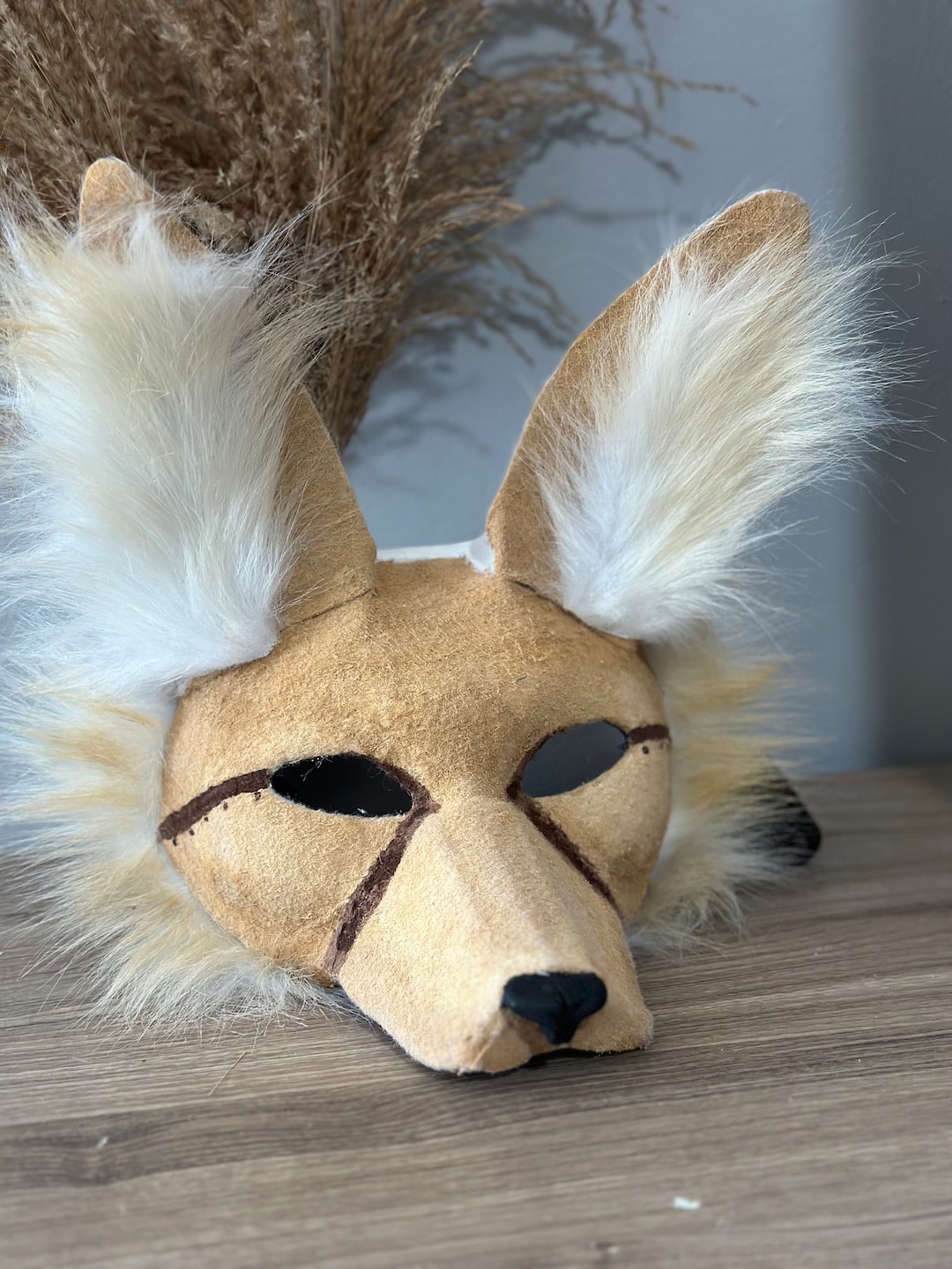 Therian Fennec Fox Mask - Etsy