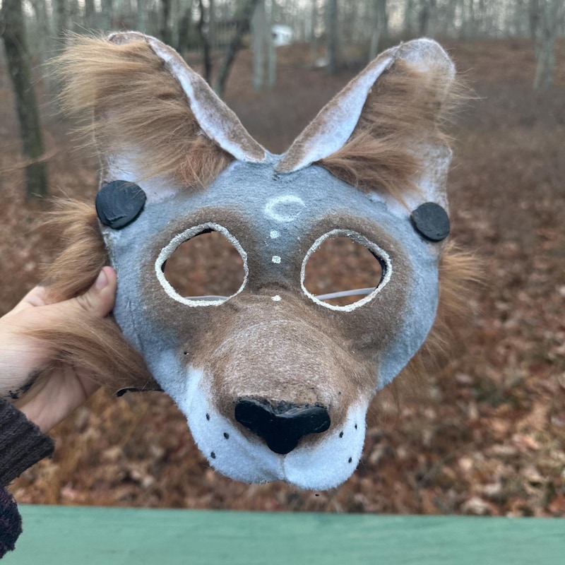 Therian Mask Coyote - Etsy