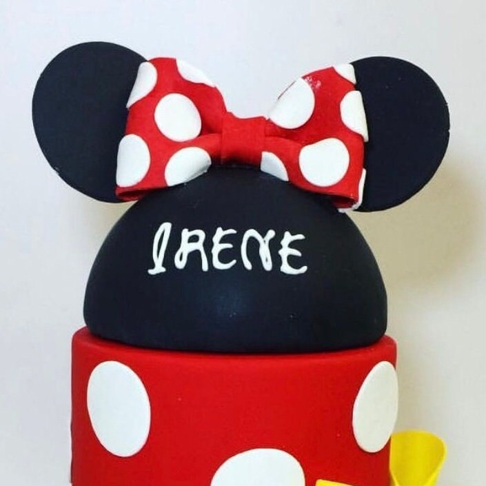 Minnie Mouse Inspired Cake Topper - Etsy