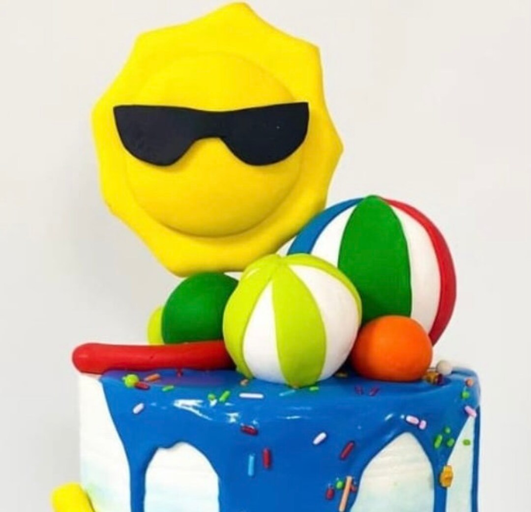 Summer Sugar Cake Topper - Etsy
