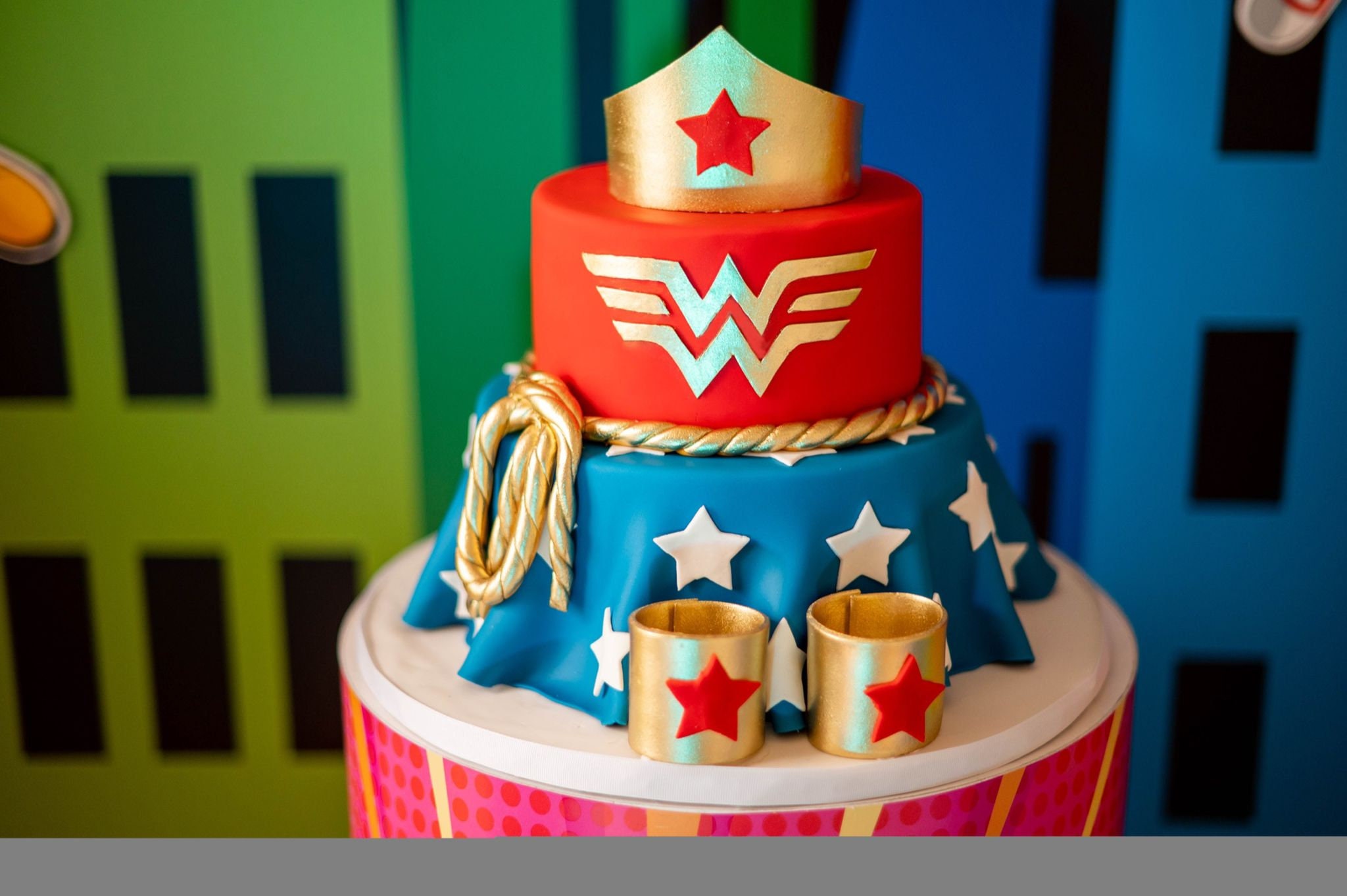 Wonder Woman Inspired Cake Topper - Etsy