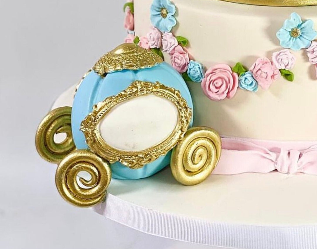 Princess Carriage Cake Topper - Etsy