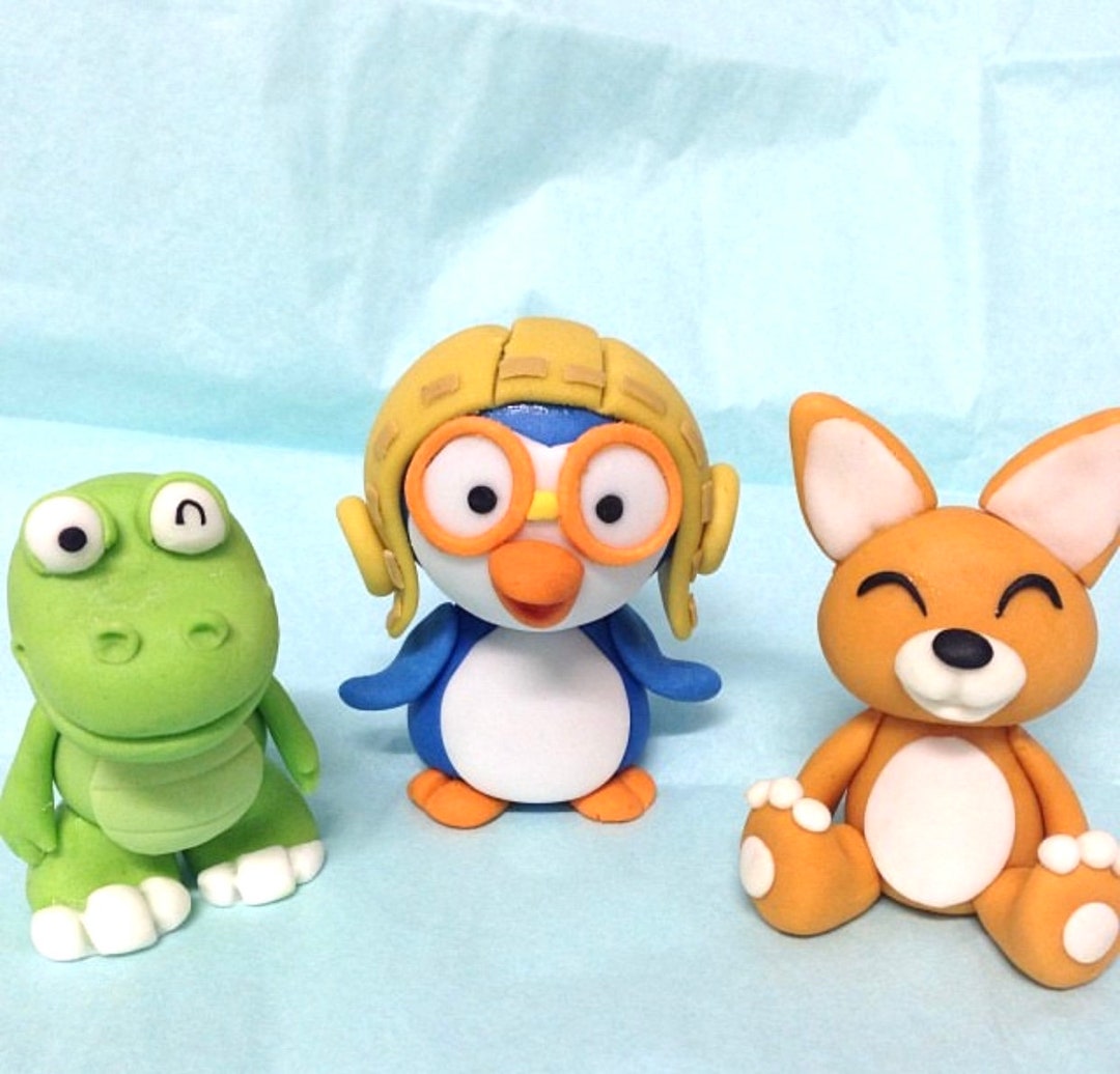 Pororo Inspired Cake Topper - Etsy
