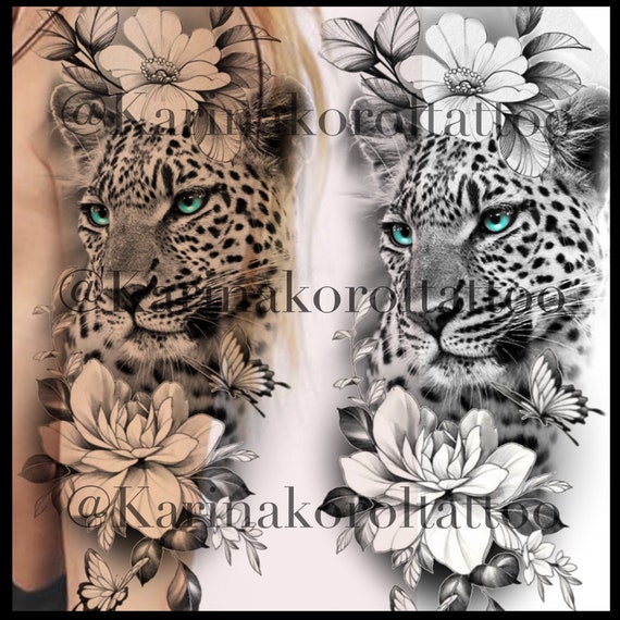 Leopard Tattoo For Women