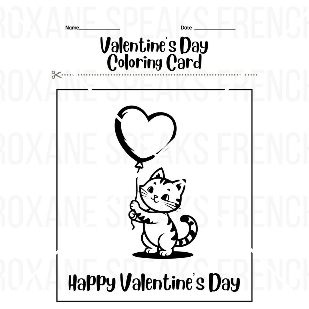 Valentines Day Heart Coloring Pages and Activity Book - Printable Busy ...