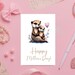 Mother's Day Card Printable - Cute Animals, Instant Download, Print at ...