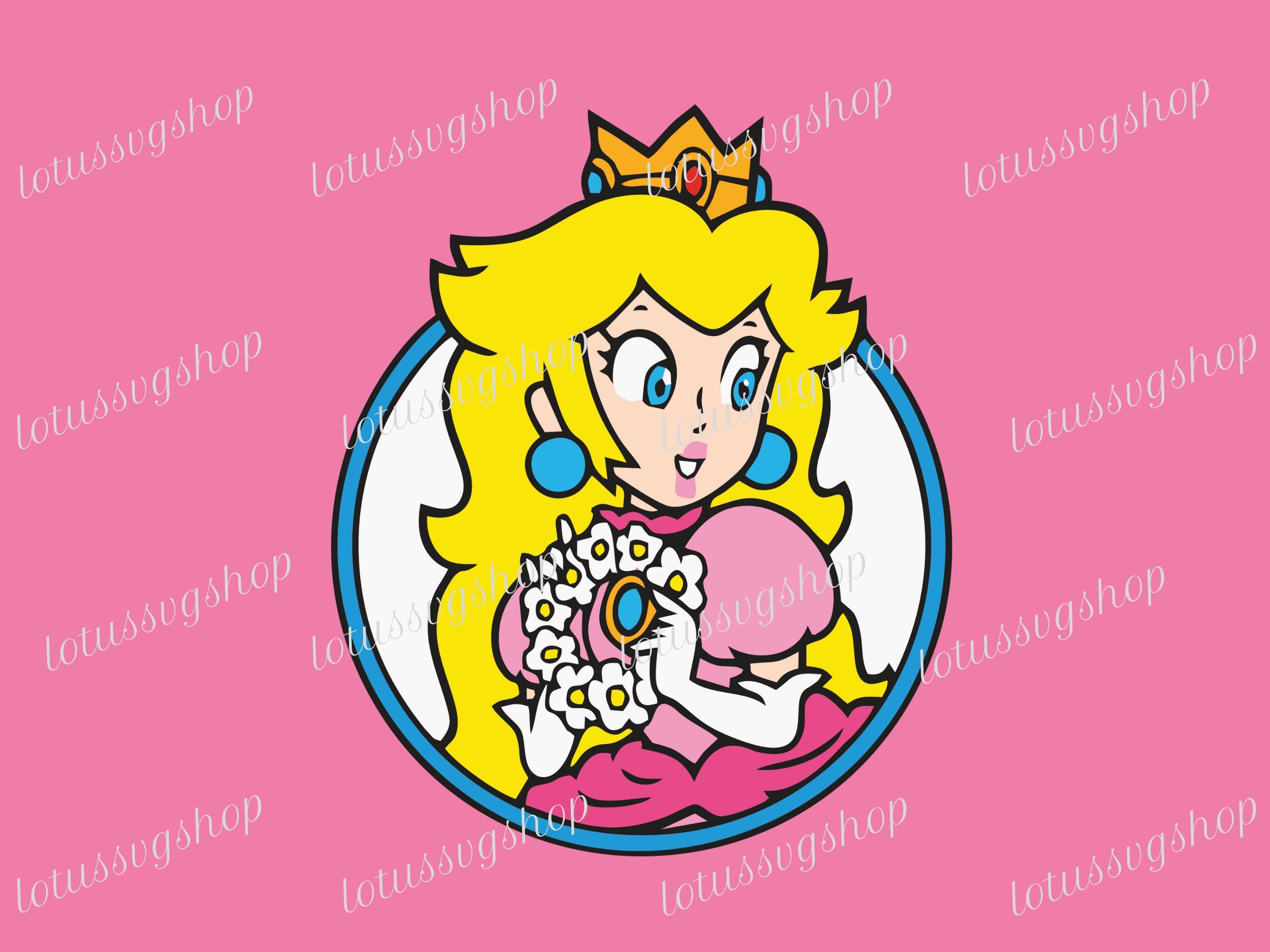 Princess Peach Png, Princess Svg, Princess Png, Peach Png, Gift for ...