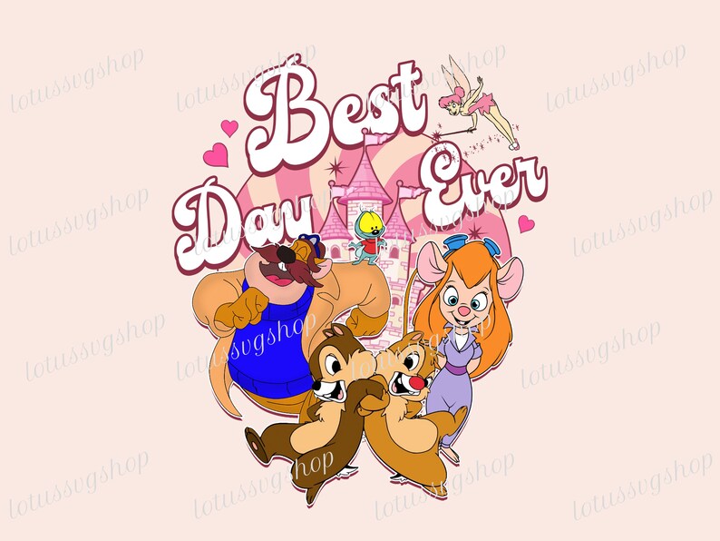 Chip and Dale Svg , Chip and Dale Png, Best Day Ever Png, Disney Snacks ...