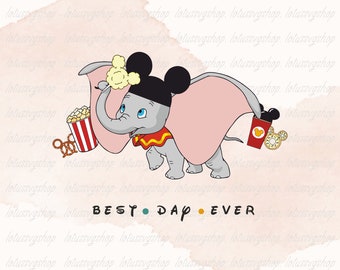 Dumbo Flying Elephant Png, Dumbo Svg, Dumbo Png, Dumbo Clipart ...