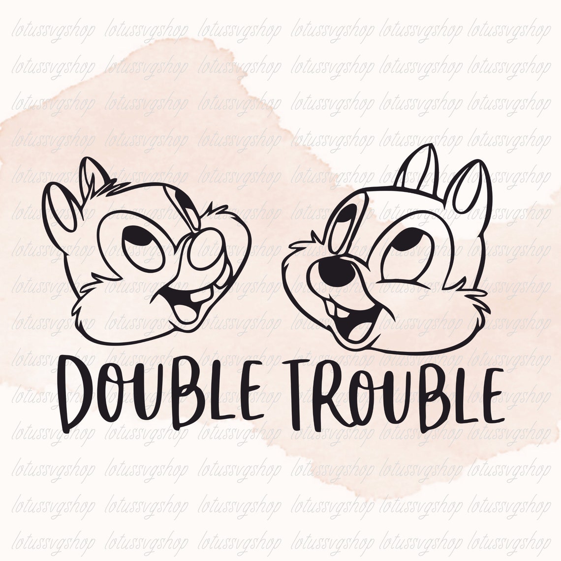 Chipndale Double Trouble Svg, Chip and Dale Svg, Chipndale Double Svg ...