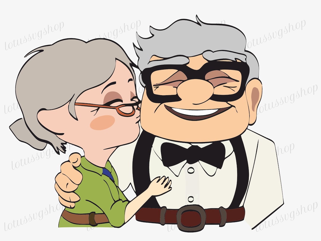 Carl and Ellie Svg Png, Layered Carl Ellie Svg, up Svg, Carl Svg, Ellie ...