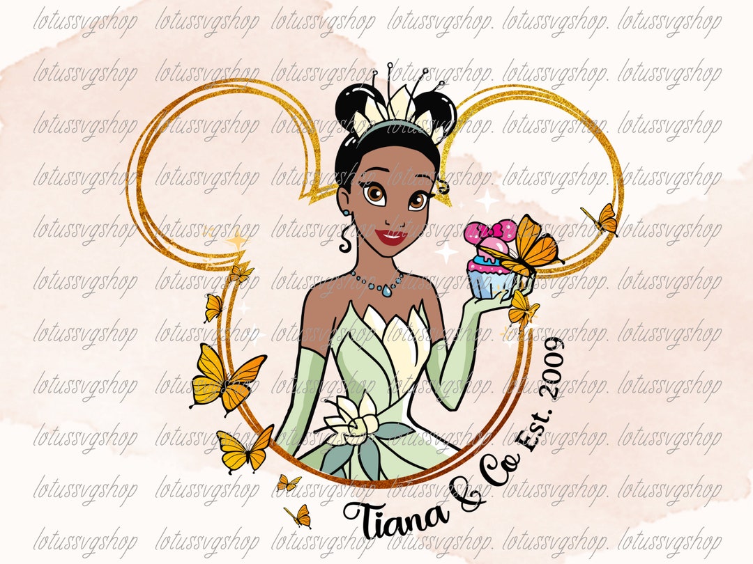 Princess Tiana Png, Bundle Princess Digital, Mickey Head, Princess ...