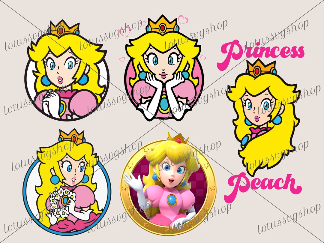 Princess Peach Png Princess Svg Princess Png Peach Png - Etsy