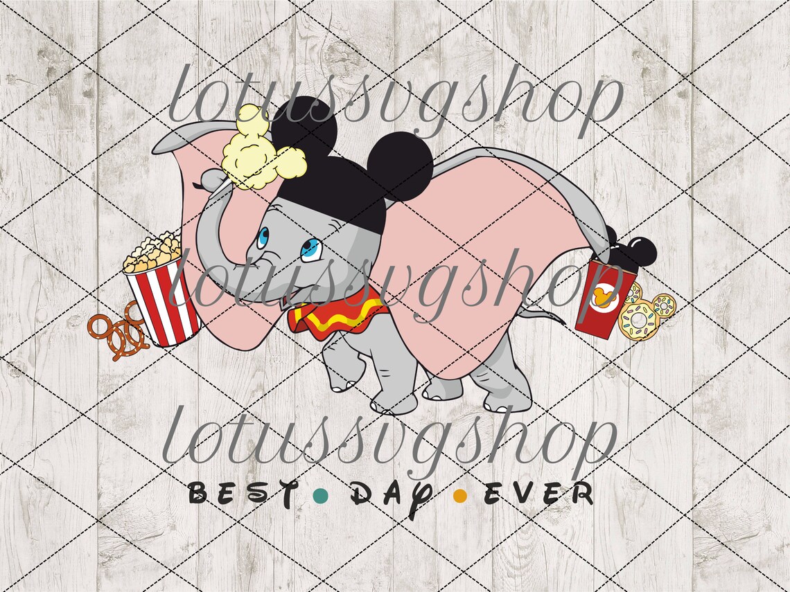 Dumbo Elephant Png Dumbo Svg Dumbo Png Dumbo Clipart - Etsy