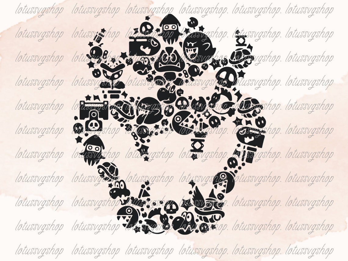 Bowser Png, Bowser Svg, Bowser, Bowser Cricut, Super Mario Svg, Bowser ...