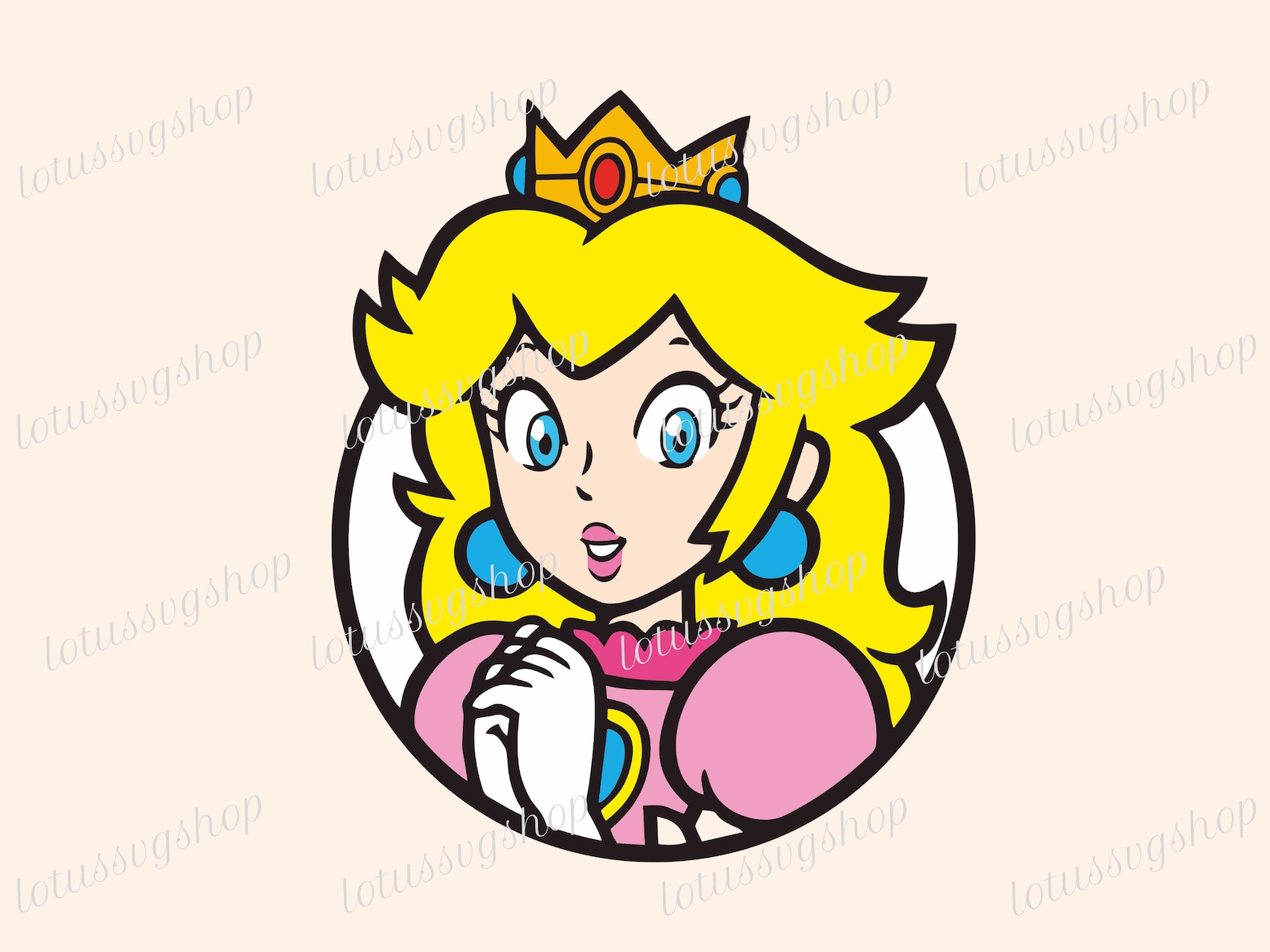 Princess Peach Png, Princess Svg, Princess Png, Peach Png, Gift for ...