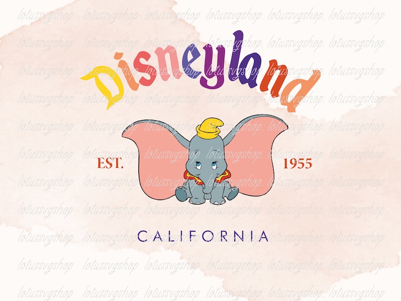 Dumbo Elephant Png, Dumbo Svg, Dumbo Png, Dumbo Clipart, Elephant Svg ...