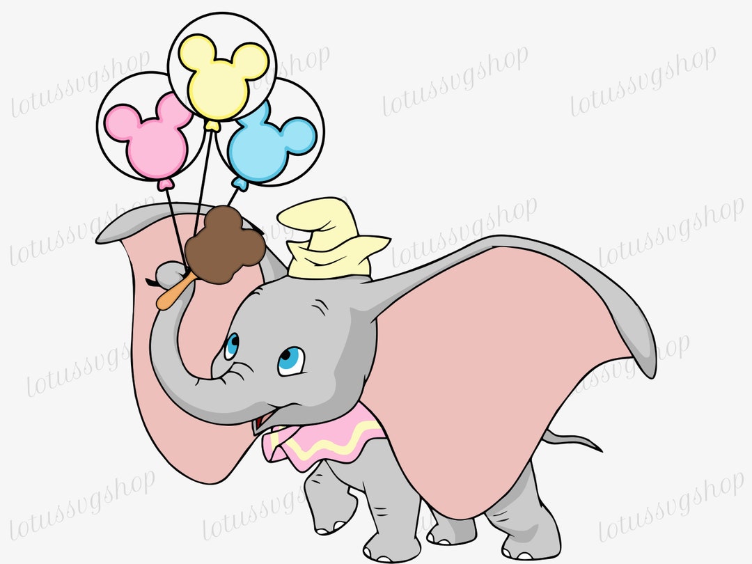 Dumbo Flying Elephant Png Dumbo Svg Dumbo Png Dumbo - Etsy