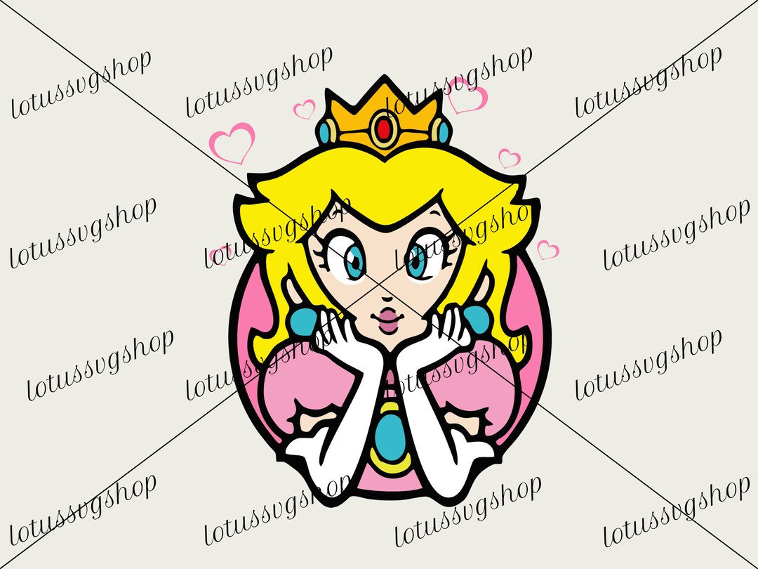 Princess Peach Png Princess Svg Princess Png Peach Png - Etsy