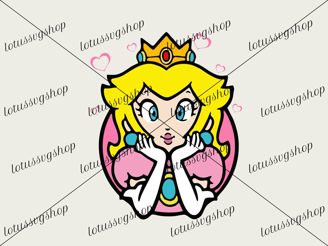 Princess Peach Png Princess Svg Princess Png Peach Png - Etsy