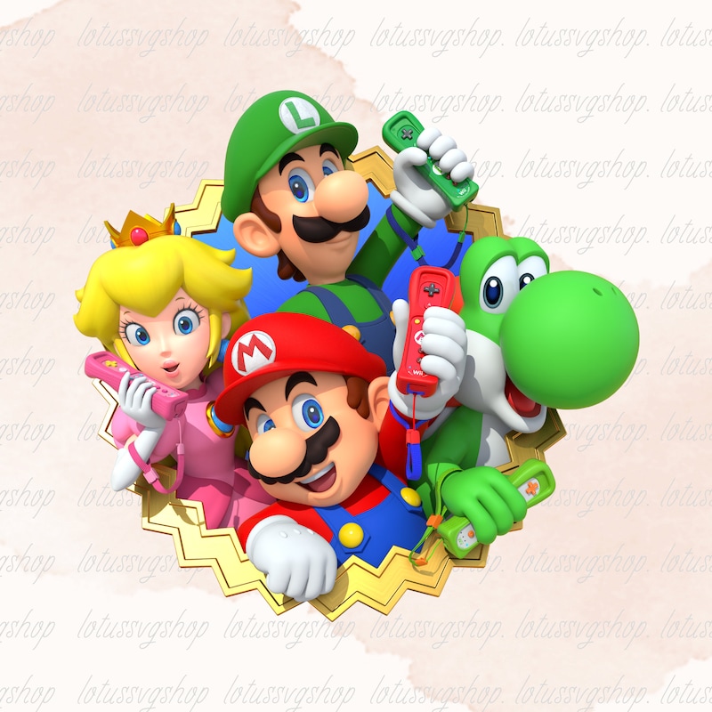 Mario Svg - Etsy