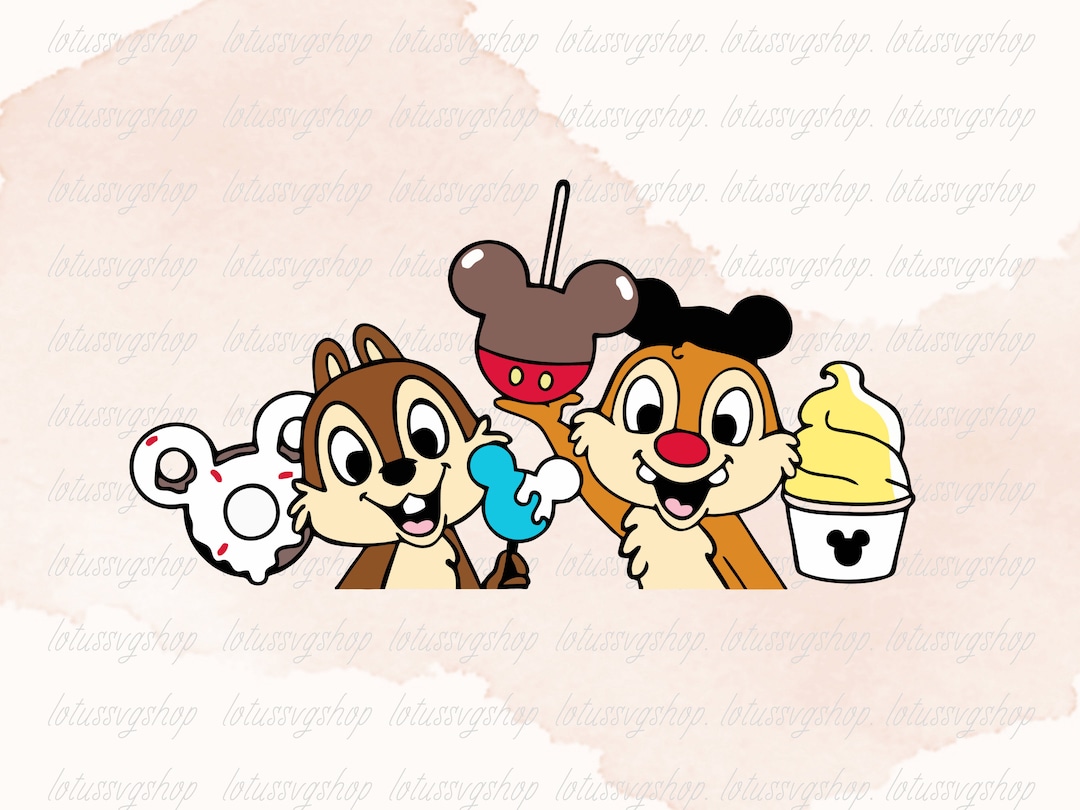 Chip and Dale SVG Png Clipart , Snacks Svg , Vector Svg Chip and Dale ...