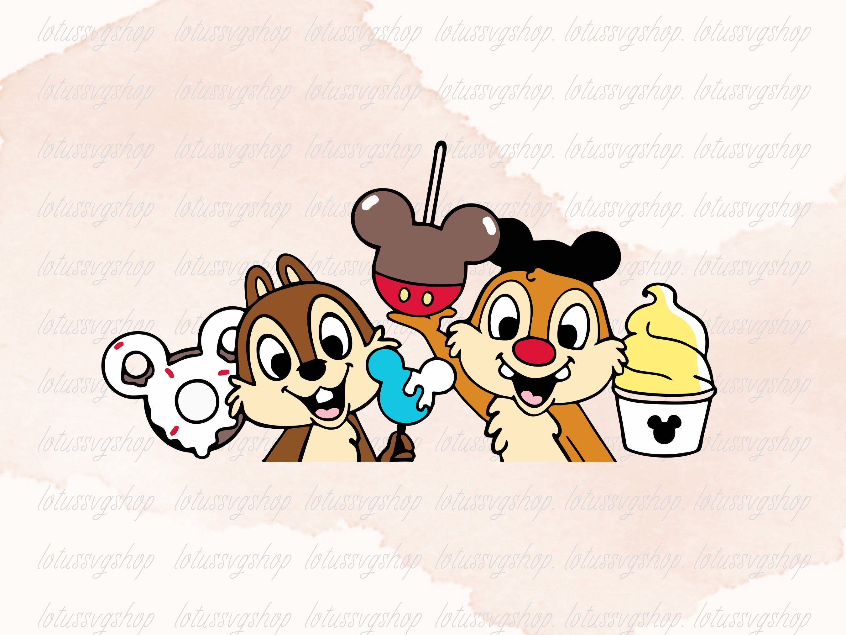 Chip and Dale SVG Png Clipart , Snacks Svg , Vector Svg Chip and Dale ...