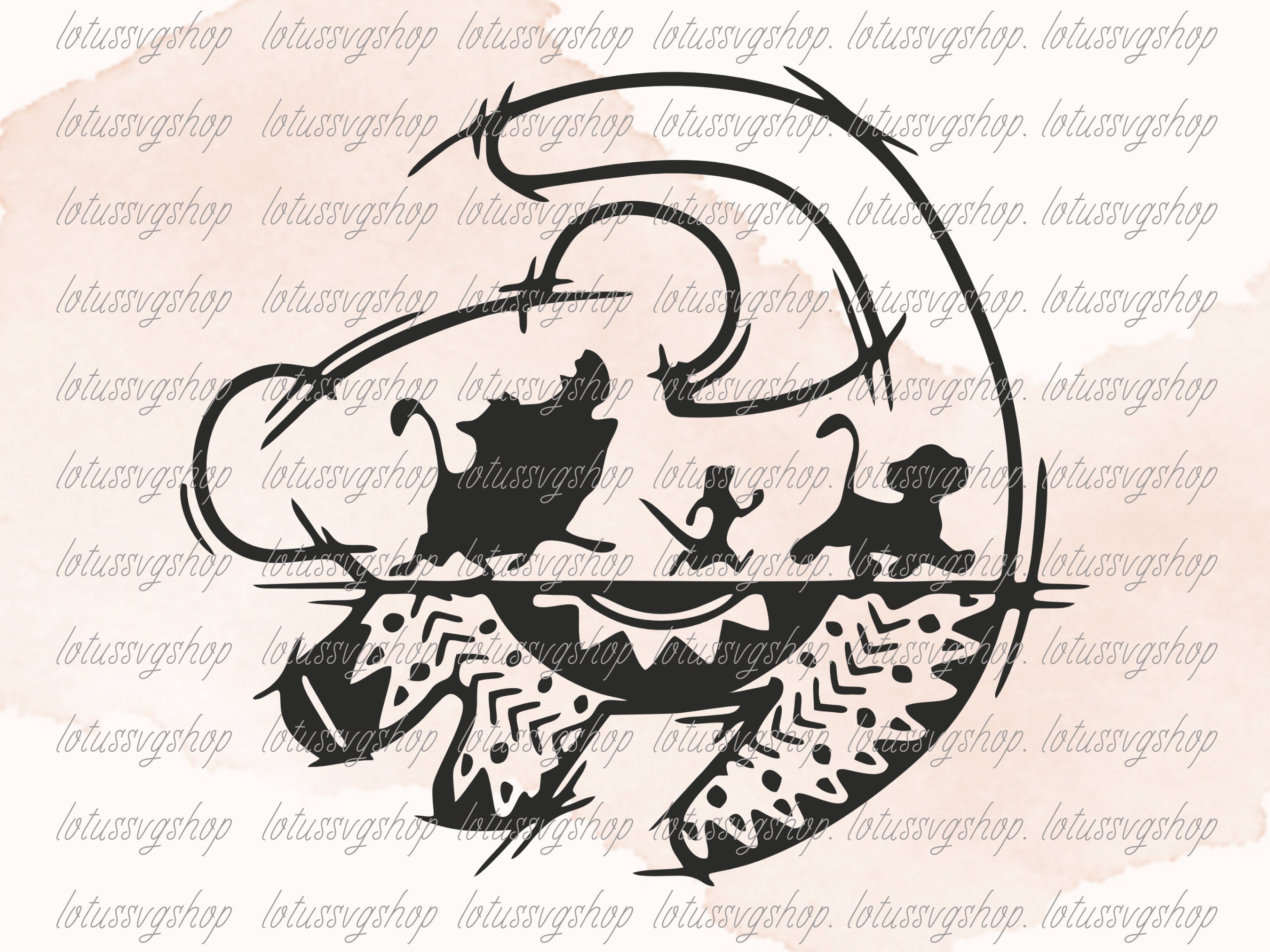 Lion King Symbol, Simba Svg, Hakuna Matata Png, Lion King SVG, Vacay ...