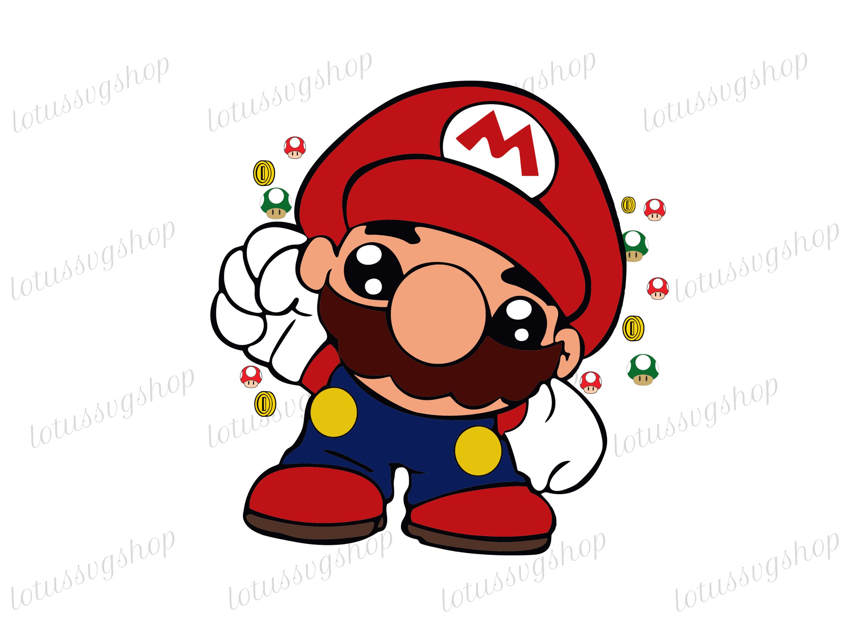 Super Mario Svg, Mario Svg, Mario Kart Svg, Super Mario Png, Digital ...