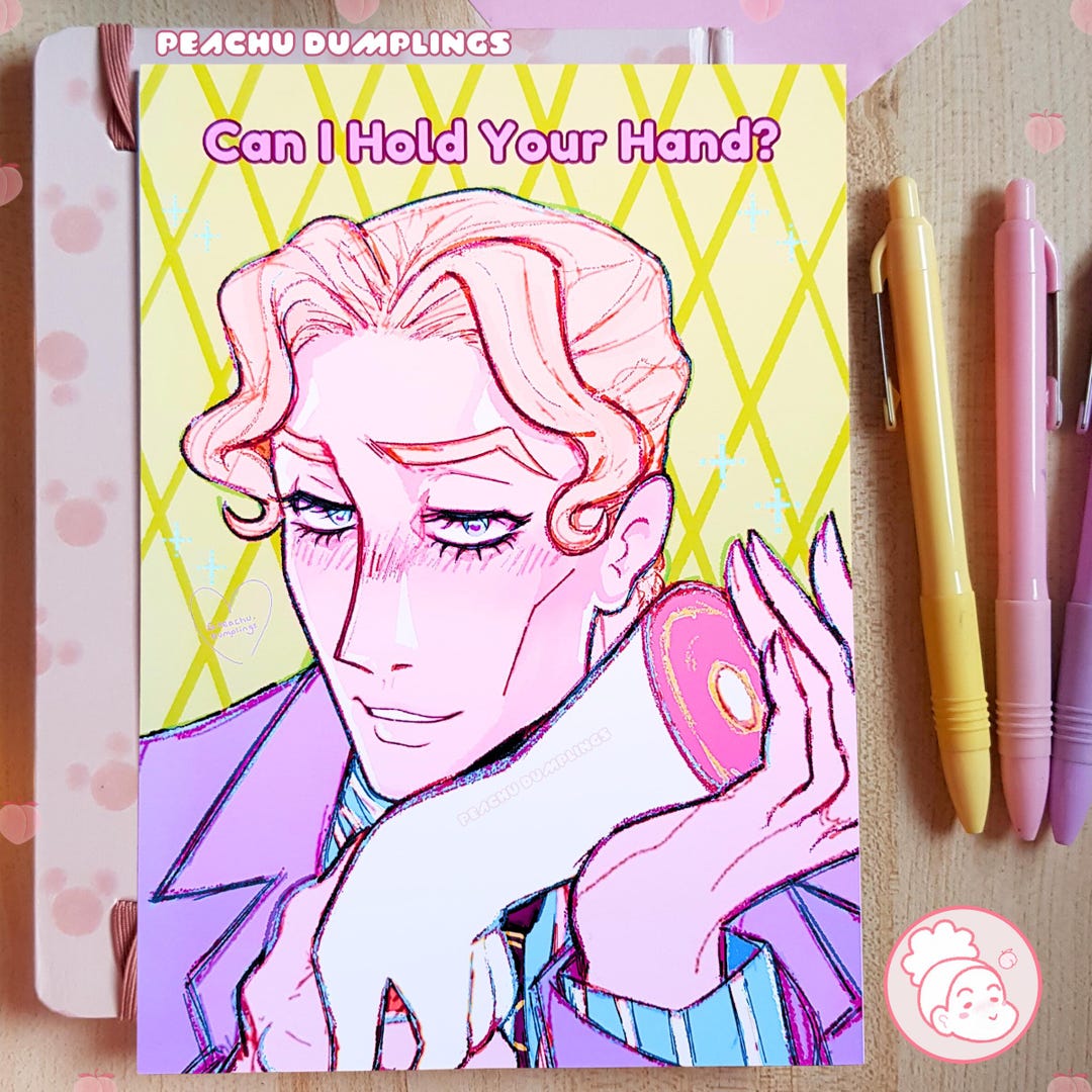 Yoshikage Kira Hands Print | A4 A5 A6 Art Prints, Jojo's Bizarre ...