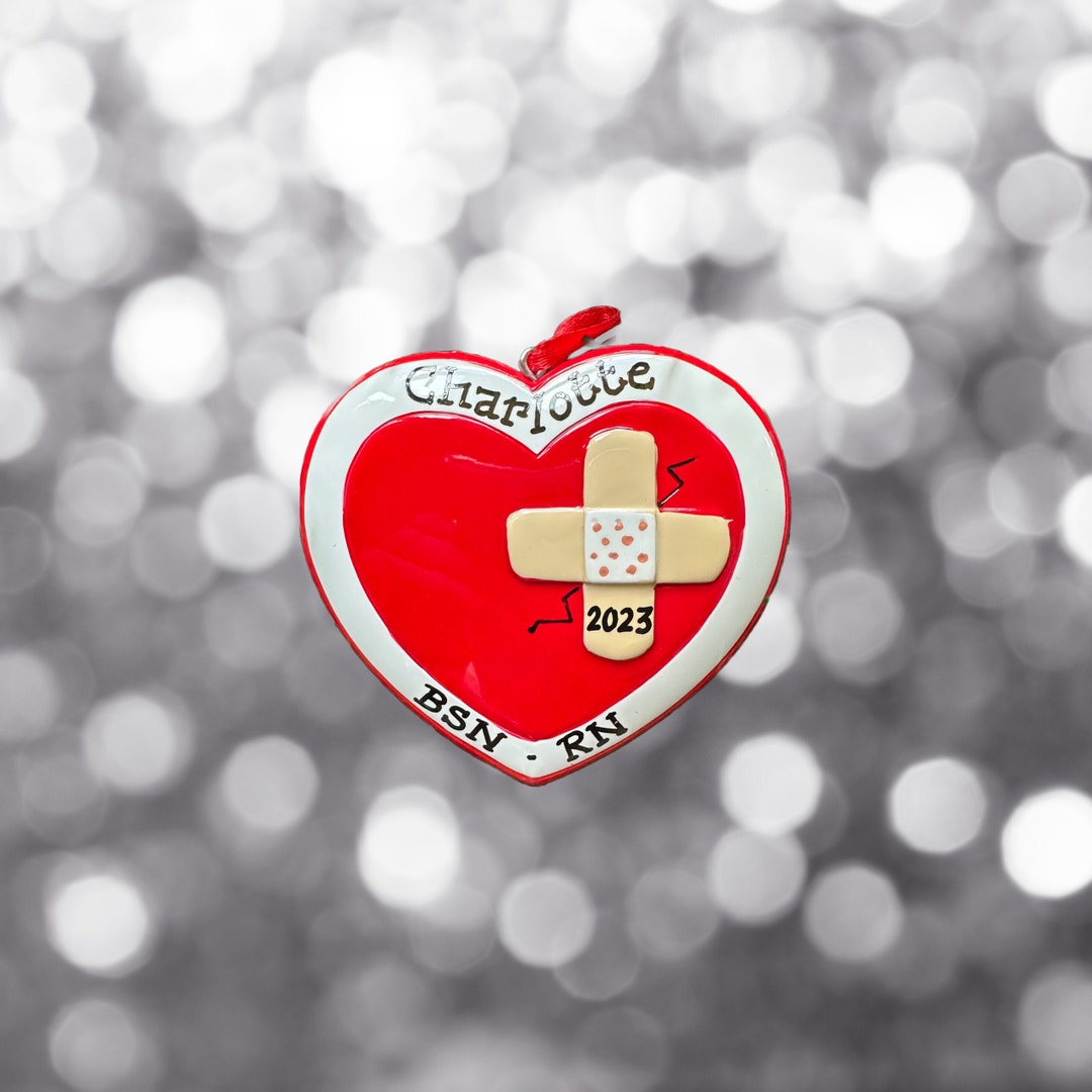 Band Aid-nurse - RN- BSN - MS -personalized Christmas Ornament- Special ...