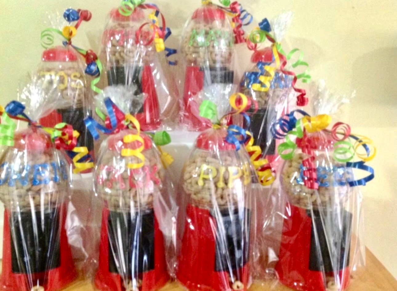 Personalized Red Carnival Gumball Machine- Kids Party Favors- Birthday ...