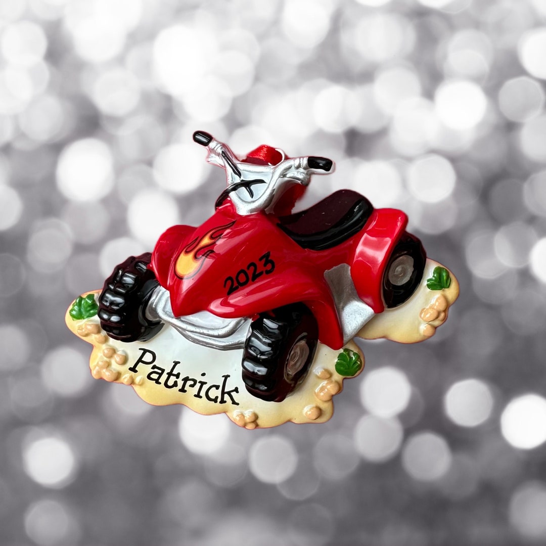 4 Wheeler - Quad - Atv-personalized Christmas Ornament- Road Trip ...