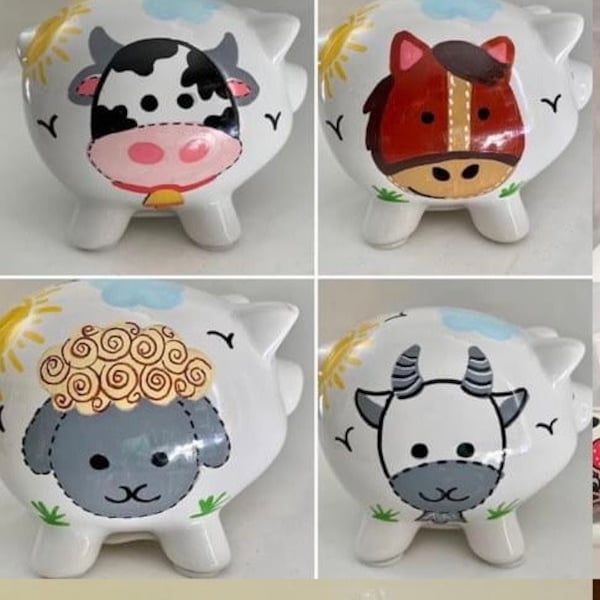 Cow Piggy Bank - Etsy