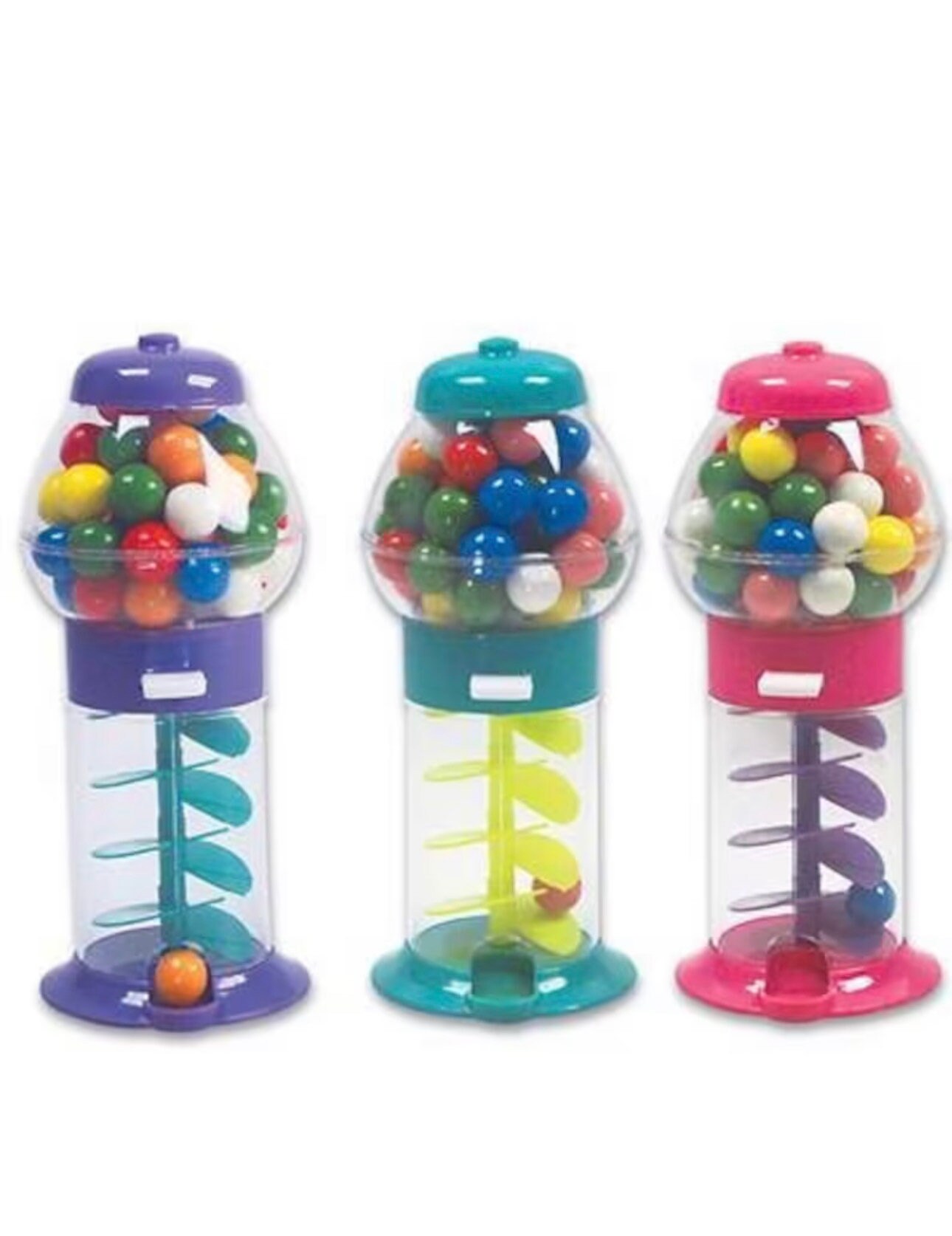 Personalized Spiral Carnival Gumball Machine Kids Party Favors Birthday ...