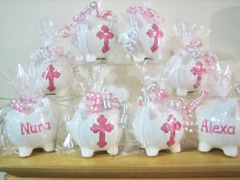 Baby Girl Baptism Communion-personalized Hand Painted Pink Religious ...