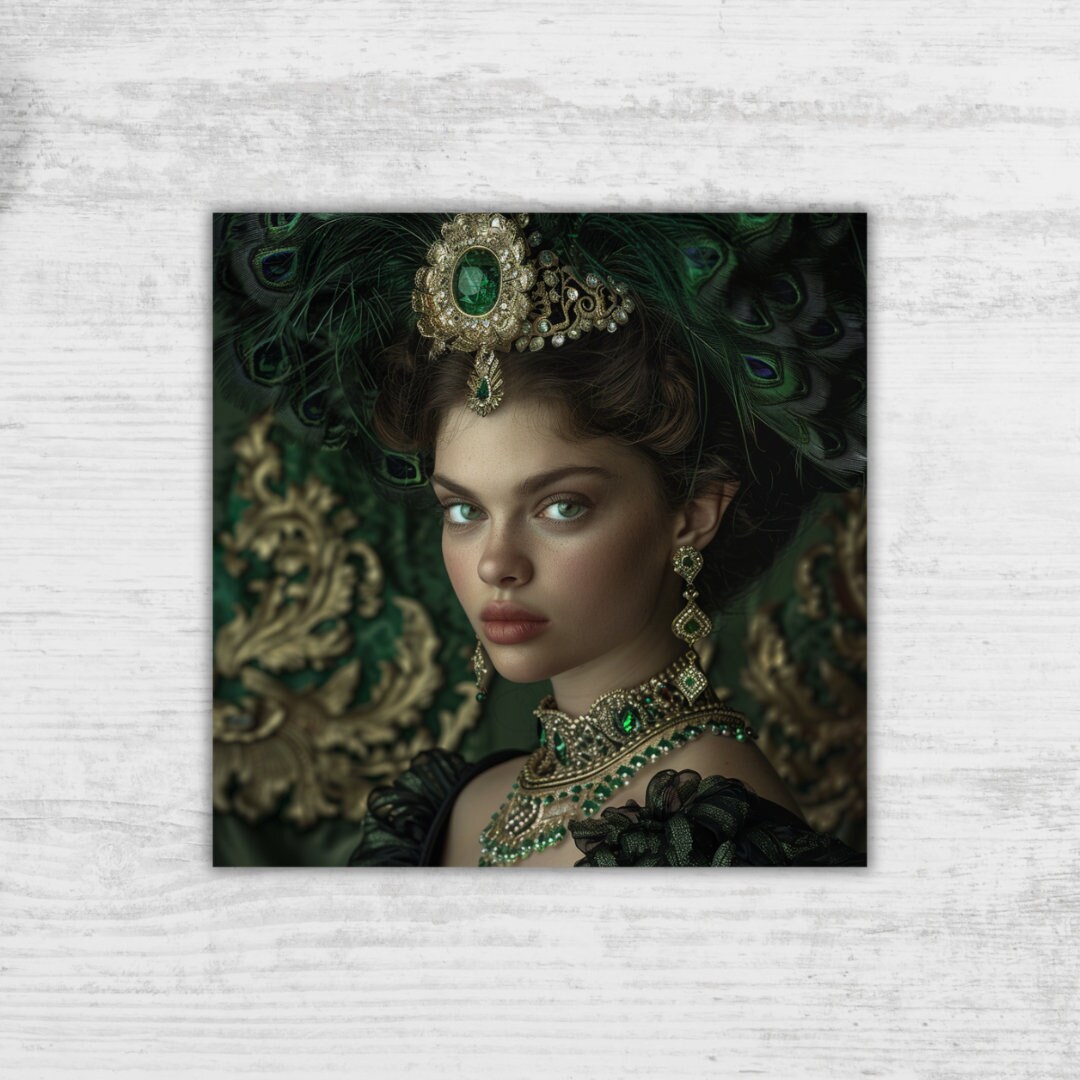 Vintage Victorian Woman Portrait Painting Original Artwork for Home ...