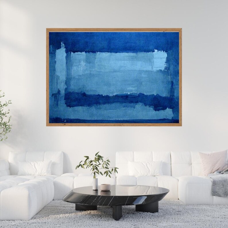 Mark Rothko Inspired Digital Print, Wall Art Large, Modern Wall Art ...