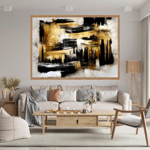 Monochrome Abstract Art Print Modern Minimalist Printable Abstract Art ...