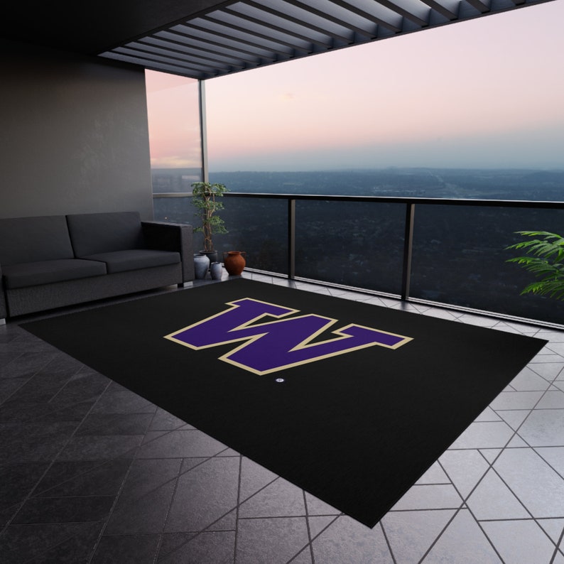 University of Washington Rug, College Dorm Room Rug, Washington ...